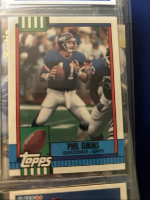1990 NFL TOPPS PHIL SIMMS FOOTBALL CARD #51 New York Giants | eBay