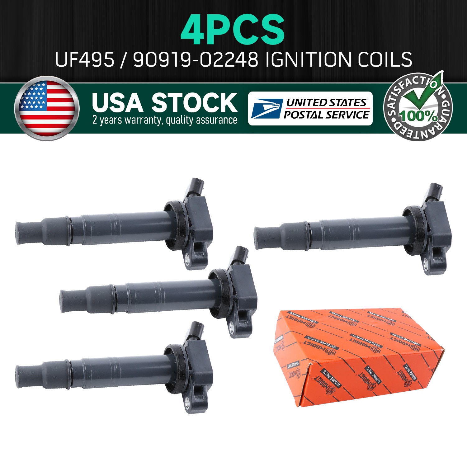 Brand New 4PC Ignition Coil For 2005-23 Toyota Tacoma 4.0 2.7L UF495 ...