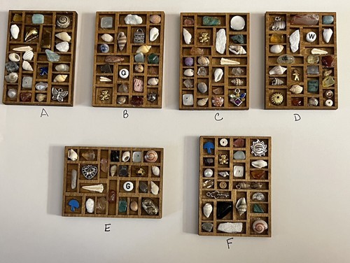 Miniature Trinket Shelf Refrigerator Magnet/ Printer Tray/Shadow Box. 2 ...