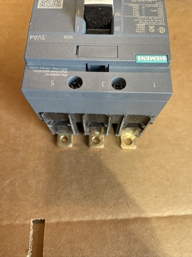 NEW Pull Out SIEMENS CIRCUIT BREAKER 480V 3VA4180-4ed34-0aa0 3 POLE 80 ...