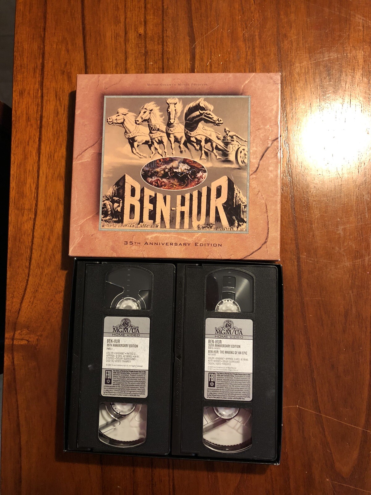 Ben-Hur VHS 1994, 2-Tape Set 35th Anniversary Edition , Very Good ...