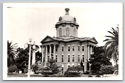 LA, Franklin, Courthouse, Real Photo, RPPC, Vintage Postcard | eBay