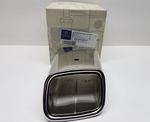 NEW MERCEDES-BENZ C W204 EXHAUST TAILPIPE TRIM LEFT A2044902827 ...