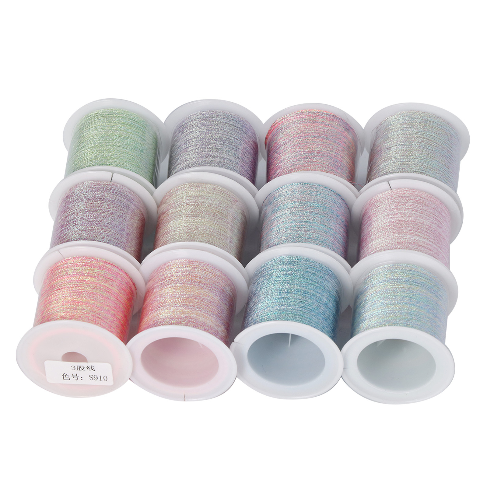 12pcs Braclet String 0.2mm 328ft Cuttable Stretchy Polyester DIY String ...