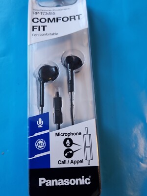 Panasonic In Ear Wired Earphones / Mic & RemoteComfort Fit for ...
