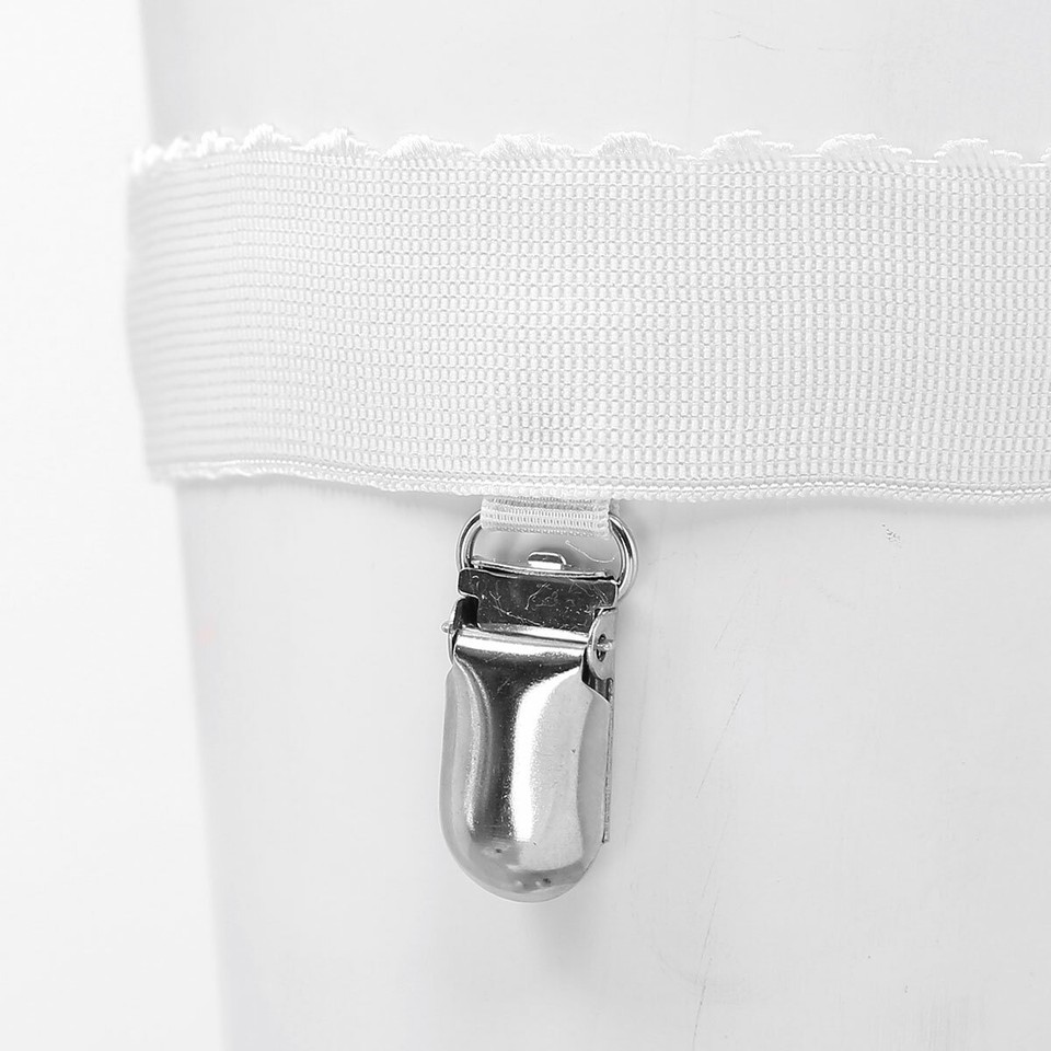 Women Garter Belt Clip Sock Thigh High Garter Belt Holder Fastener ...