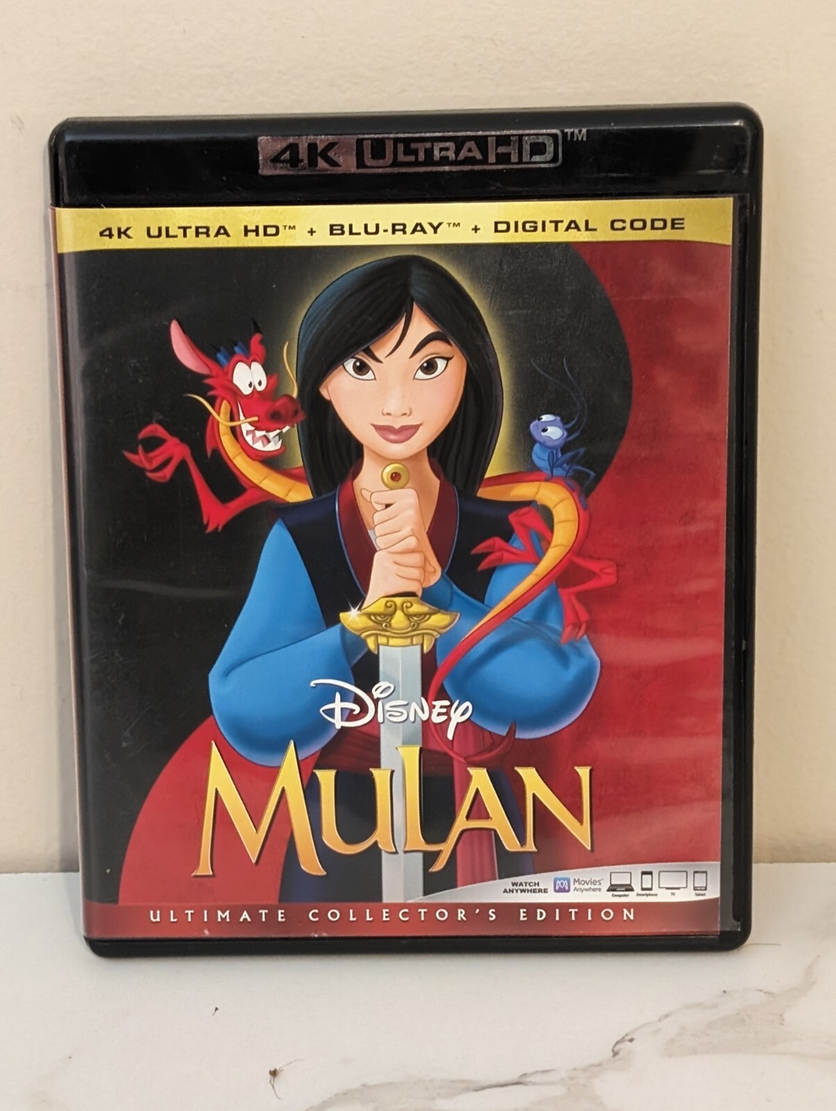 Mulan Ultimate Collector's Edition Disney 4K Ultra HD & Blu-Ray Movie ...