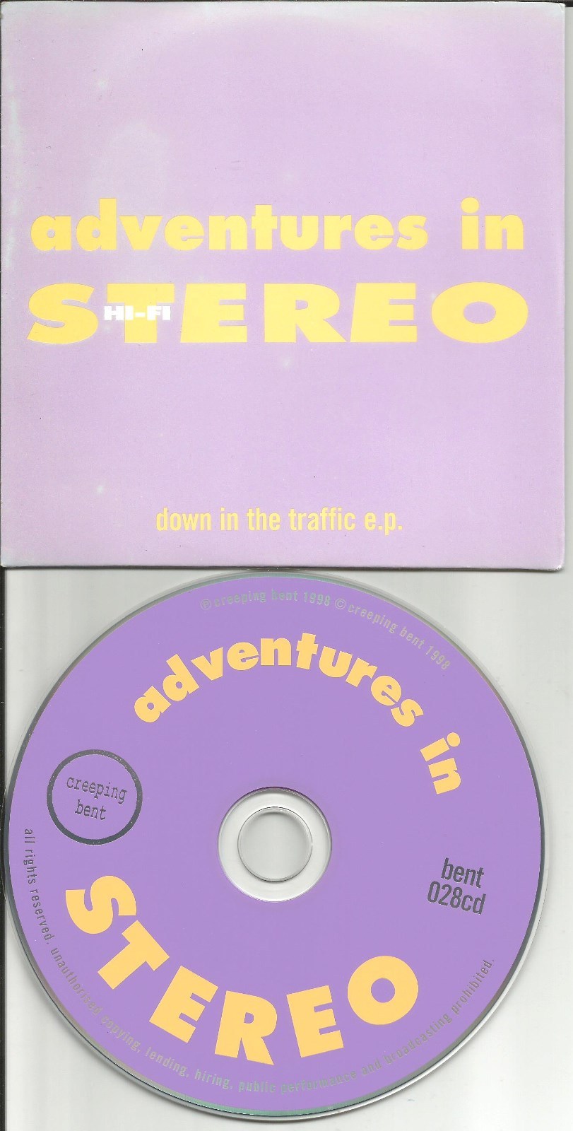 Primal Scream ADVENTURES IN STEREO Down in the Traffic 3 UNRELEASE TRX ...