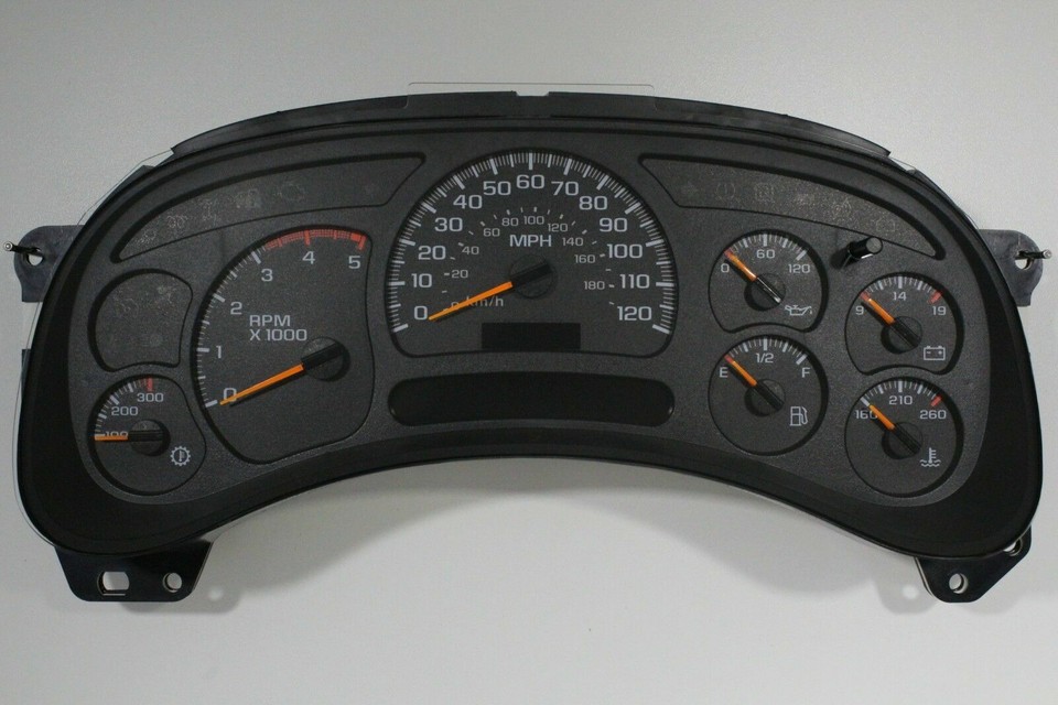 2003 2004 03 04 Chevrolet DURAMAX Diesel 2500HD Heavy Duty Cluster ...