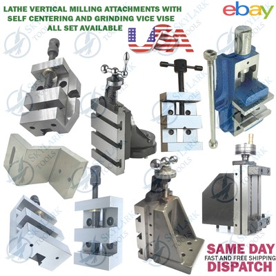 New Self Centering And Grinding Vice Vise Vertical Milling Attachments ...