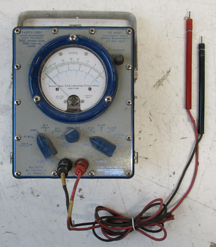 SAFETY FIRST Nasa Apollo Multimeter ME-70C PSM - 6B Bruno New York ...