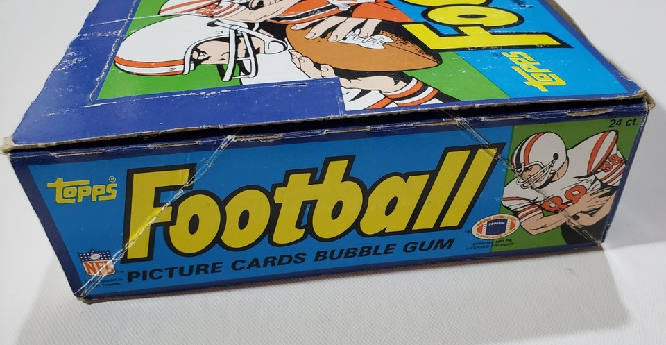 1984 Topps Football Cello Box with Dan Marino Showing Top & RARE DEAD ...