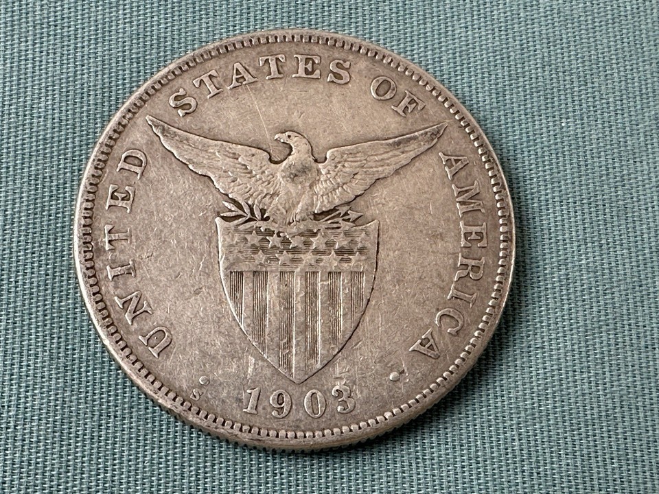 1903-S US Mint Philippines 1 Peso Silver Un Peso Filipinas Coin | eBay