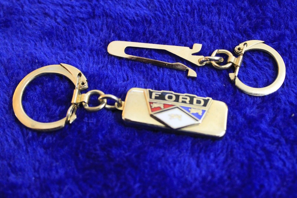 Ford Crest Valet kwey Chain Ring Fob Accessory Logo FoMoCo Truck Hot ...