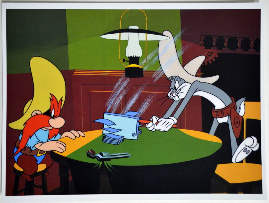 BUGS BUNNY RIDES AGAIN Print Looney Tunes Yosemite Sam Bugs | eBay