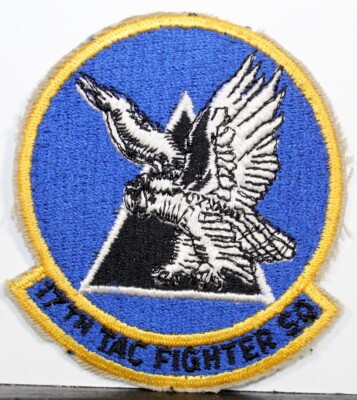US Air Force 17th Tactical Fighter Squadron Full Color Badge Insignia ...