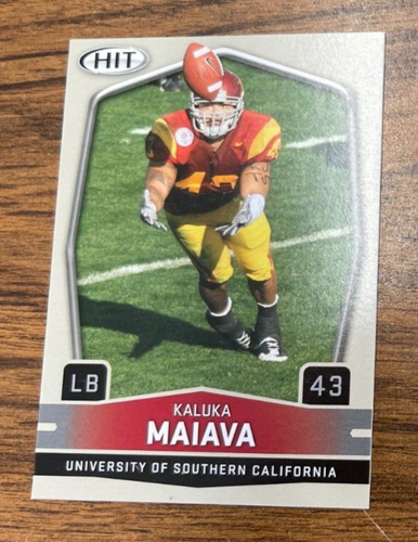2009 Sage Card # 43 Kaluka Maiava - USC Trojans | eBay