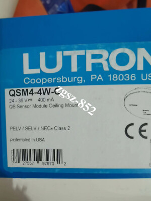 LUTRON QSM4-4W-C QS Sensor Module Ceiling Mount Brand New Shipping ...