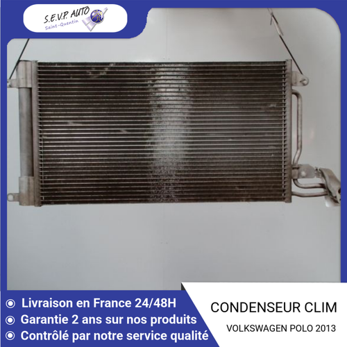 🇫🇷 CONDENSEUR CLIMATISATION VOLKSWAGEN POLO 2005- ♻️ 6C0816411B | eBay