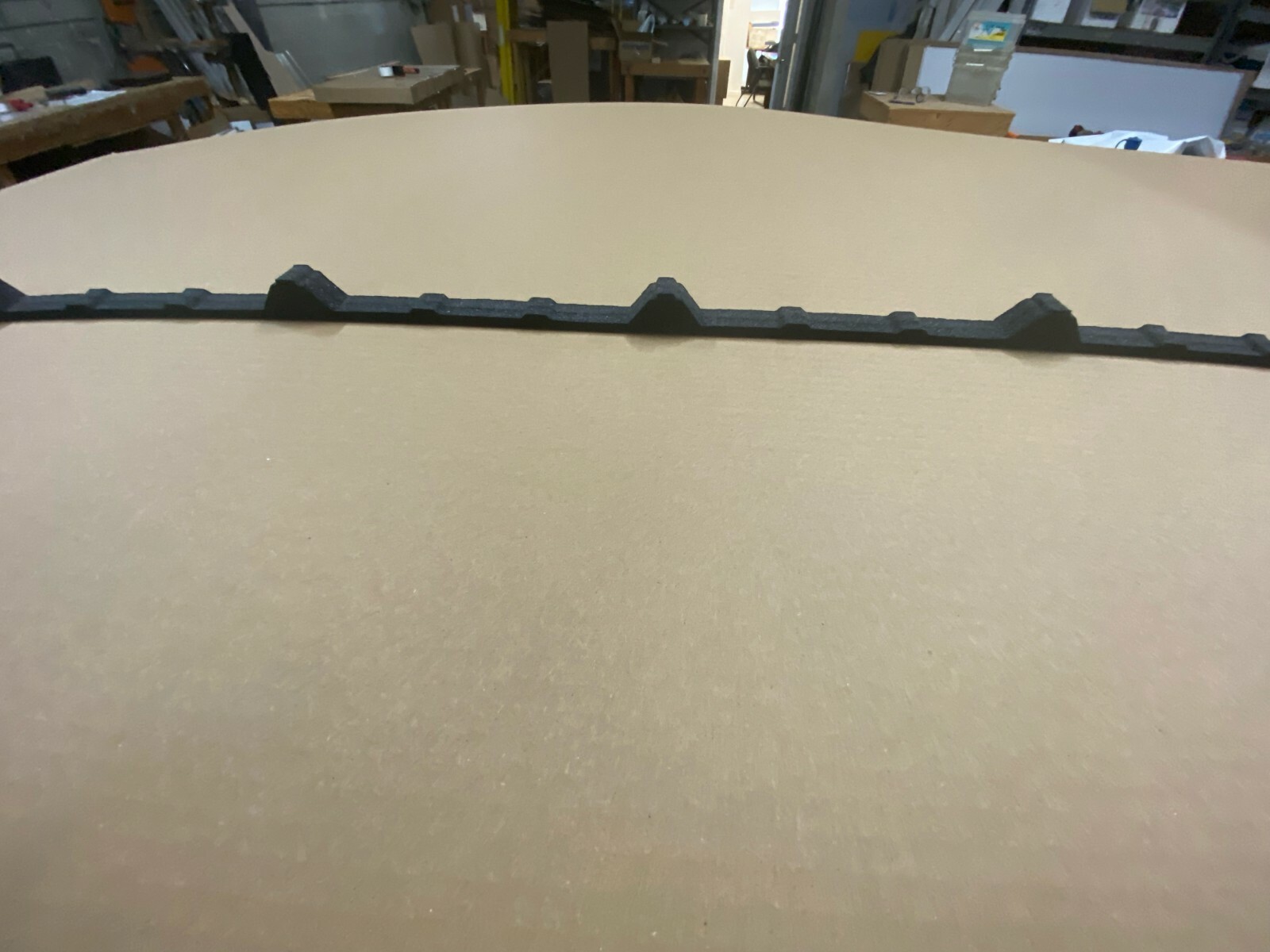 3/4" Rib Panel Foam Inside Closure Strips (100 Pack) 9 in Profile 3 ft ...