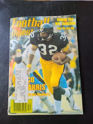 Football Digest Magazine December 1978 Franco Harris | eBay