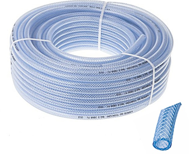 50m lenght 6 mm PVC HOSE Clear Flexible Food Grade WATER Tube Full Coil ...