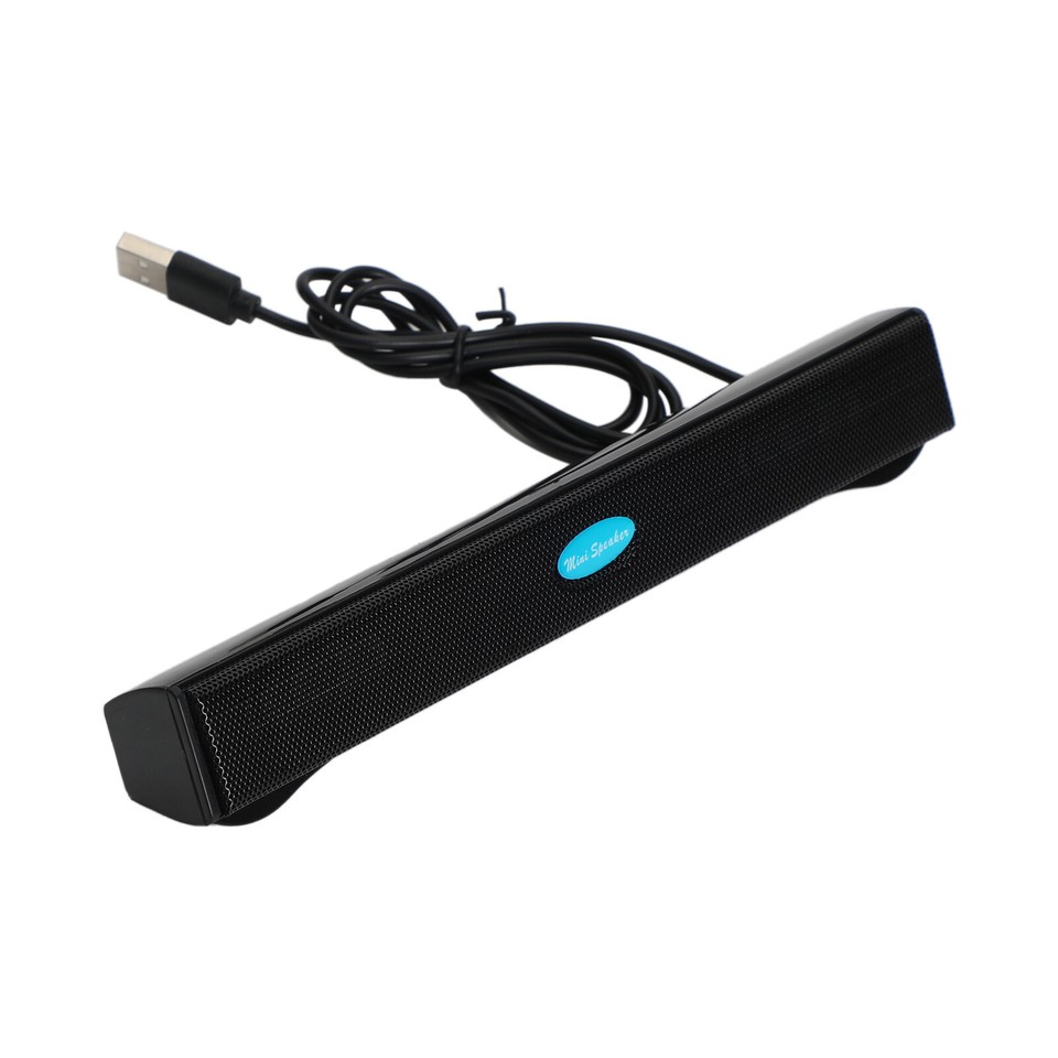 USB Power Computer Speakers Stereo Sound Bar With Clip for Desktop ...