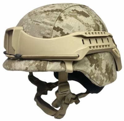 Tan Boltless Helmet Rail NVG Mount System Fits USMC ARMY LWH MICH ACH ...