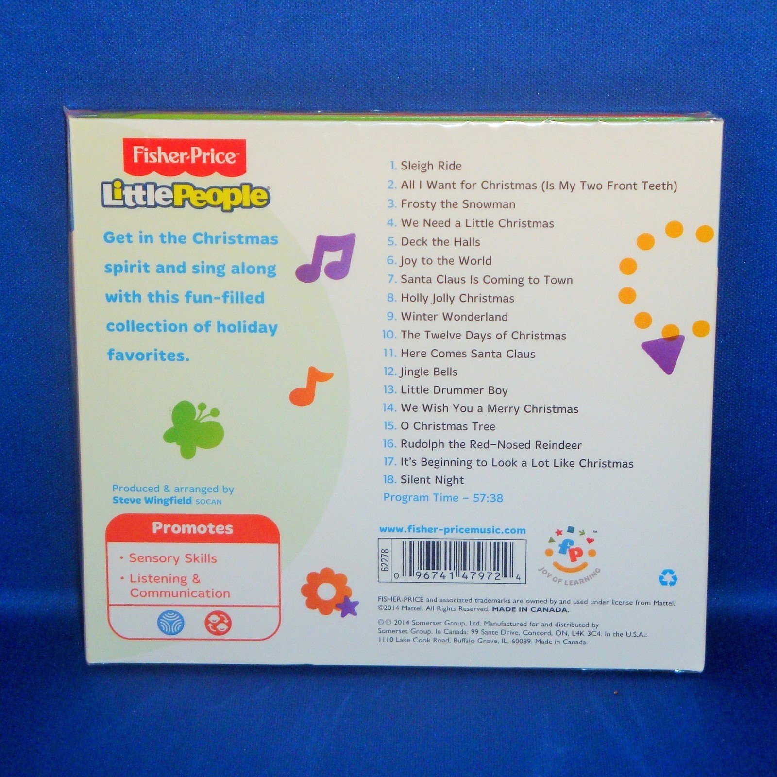 Fisher Price - Little People - Christmas Sing-Along CD - NEW ...
