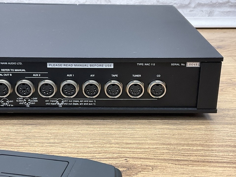 Naim Audio NAC 112 Stereo Pre-Amp Pre Amplifier & Remote - Boxed ...