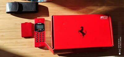 Telefono Cellulare FERRARI GSM HAGENUK + CUSTODIA RARE VINTAGE BRICK ...
