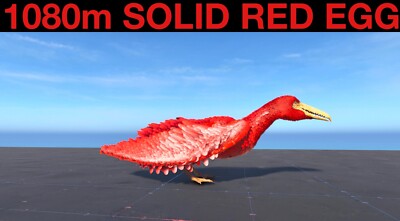1080 Melee Solid Red TOP STATS Pelagornis Egg Ark Survival Ascended PVE ASA | eBay