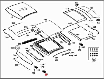 Genuine MERCEDES X222 C117 C205 C238 C292 W176 X117 Geared motor ...