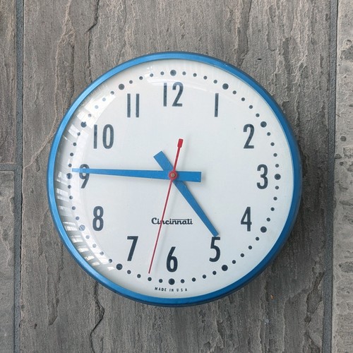 Cincinnati Vintage School House Wall Clock (13") *RARE HTF* | eBay