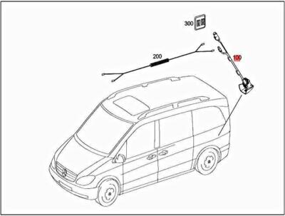 Genuine MERCEDES W639 VITO / MIXTO Box Bus Camera 6398200597 | eBay