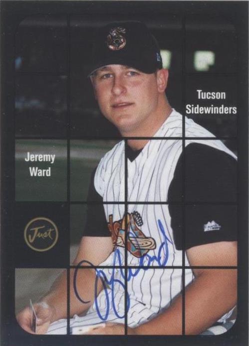 2001 Just Minors - Autographs Jeremy Ward #BA.B.49 Black /50 (AU, RC ...