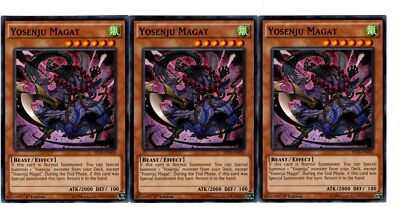 Yugioh- 3X Yosenju Magat - Common - 1st Edition - SECE-EN026 - Near Mint | eBay