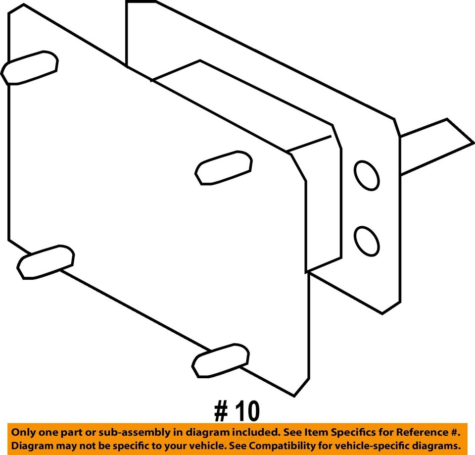 HYUNDAI OEM 12-16 Veloster Rear Bumper-Mount Bracket Right 866422V100 ...