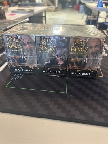 Lord of the Rings Black Rider Starter Box Decipher Inc TCG 12 Sealed ...