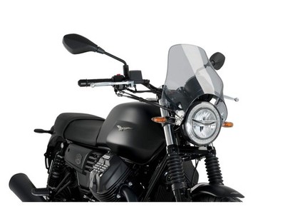 Puig Naked Screen Windshield Windscreen Black for Moto Guzzi V7 Stone ...