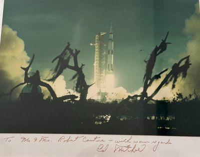 Edgar Mitchell NASA Apollo 14 Signed Original Launch Photo – 1971 | eBay