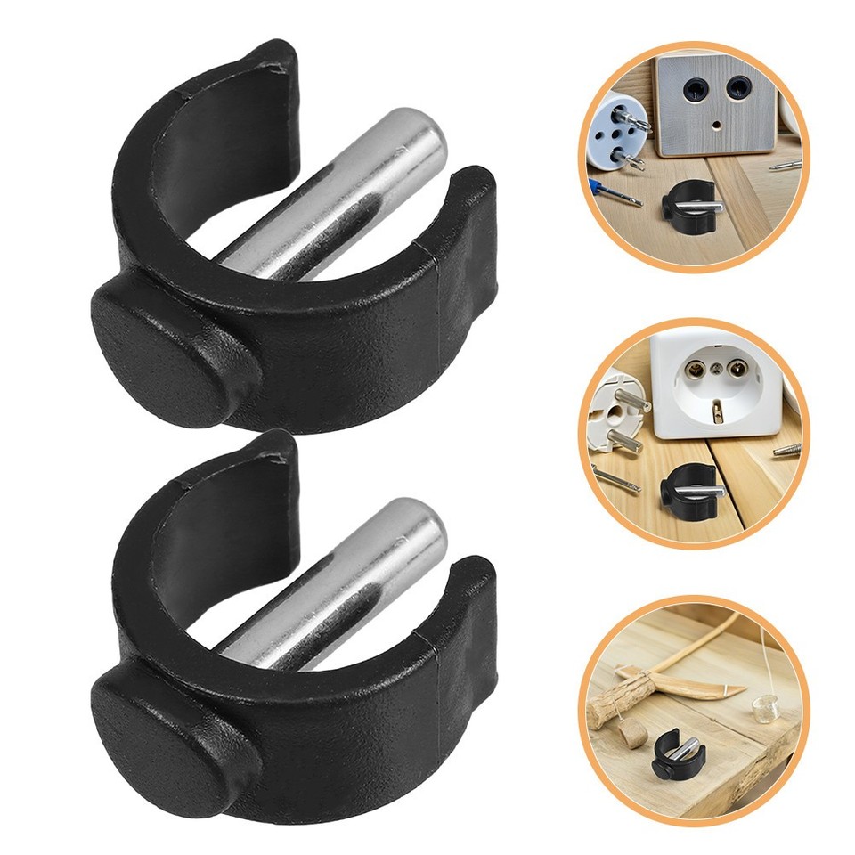 8 Pcs Toilet Safety Pin Tube Lock Clips Replacement Raised Seat Locks ...
