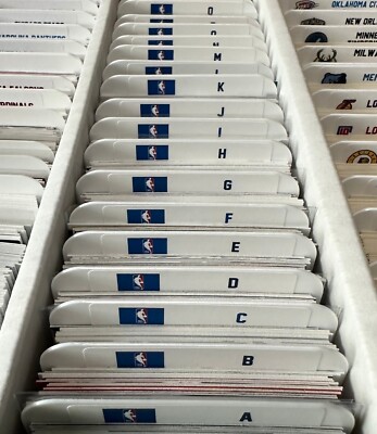 (26) STANDARD Sports Card Dividers with 26 FREE NBA A-Z Labels Set | eBay