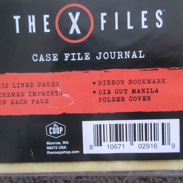 The X Files Case Journal - 2017 for sale online | eBay