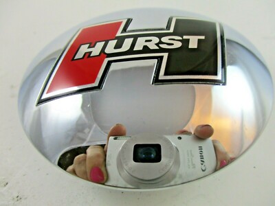 HURST CHROME/ BLACK /RED CUSTOM WHEEL CENTER CAP* #C507001C (FOR 1 CAP ...