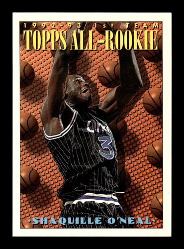 1993-94 Topps 92-93 All-Rookie #152 Shaquille O'Neal - Orlando Magic | eBay