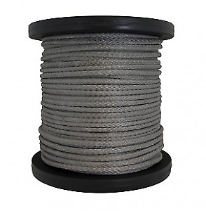 5mm X 10M Silver Dyneema® Fiber Synthetic Winch/ yacht rope tensile ...