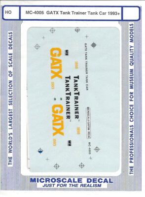 Microscale MC4005 Decal H0 - Gatx Tank Tainer Cars (MC-4005) | eBay