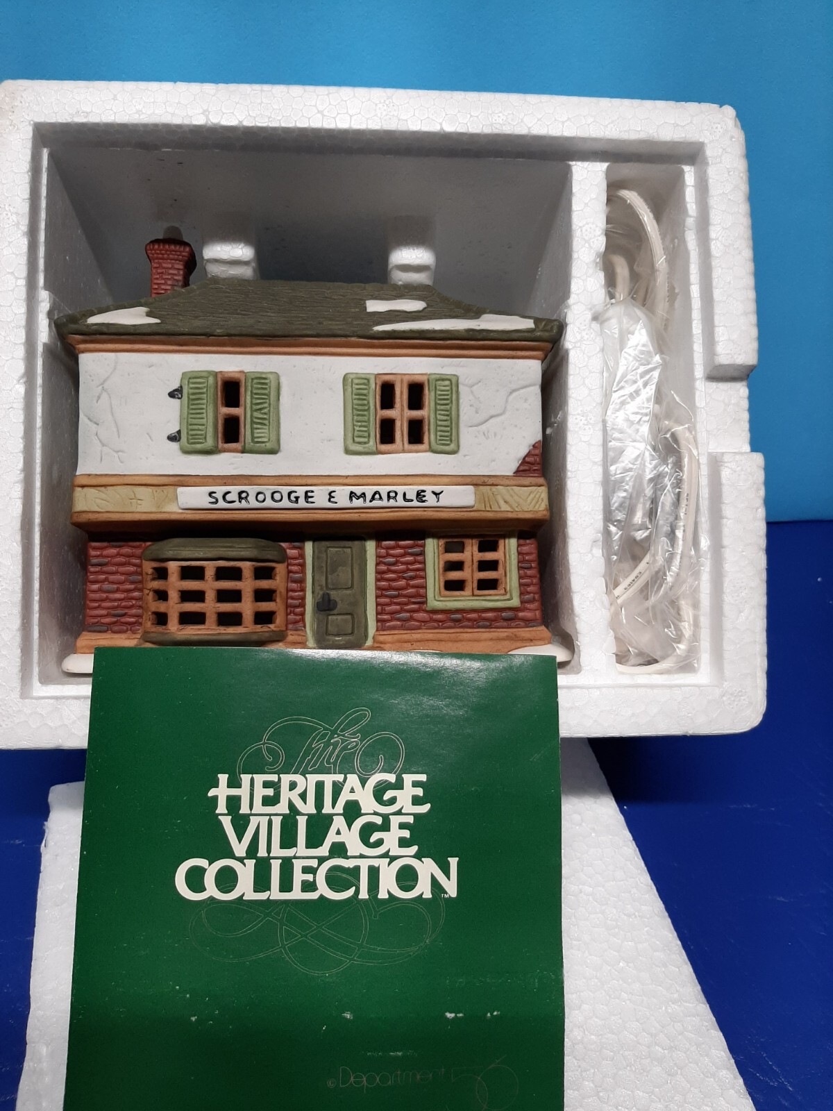 Dept 56 Dickens Village SCROOGE and MARLEY Counting Hous # 6500-5 NIB ...