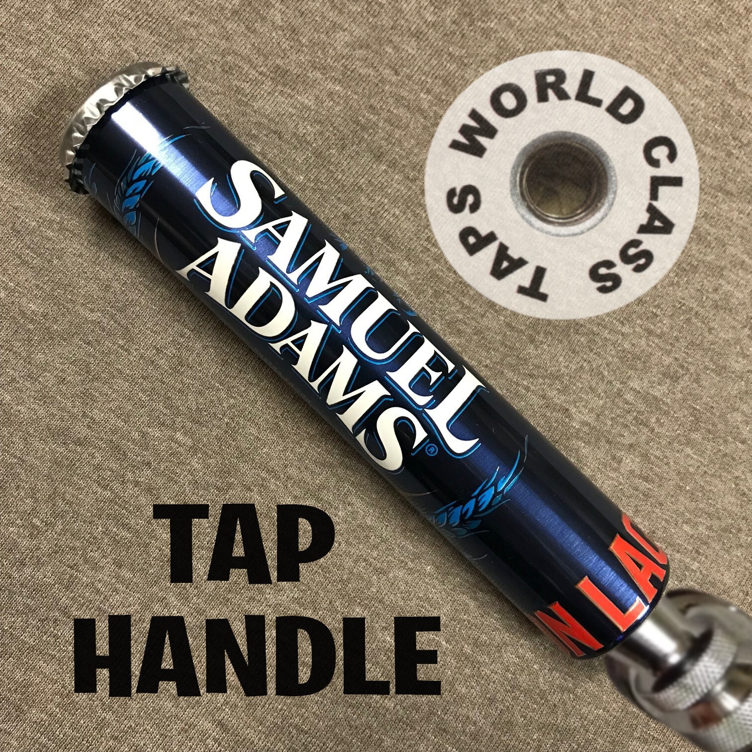 nice SAMUEL ADAMS BOSTON LAGER stick BEER TAP HANDLE marker tapper PULL ...